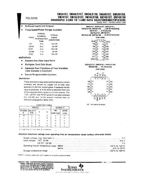 74ls157 Pdf Electronic Waste Environmental Protection