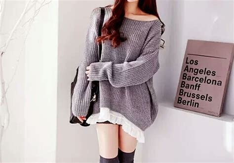 Tips Para Usar Correctamente Un Suéter Extra Grande Es La Moda
