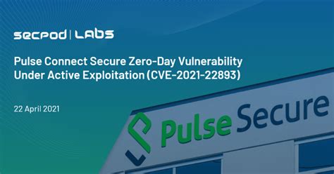 Cve 2021 22893 Pulse Connect Secure Zero Day Vulnerability
