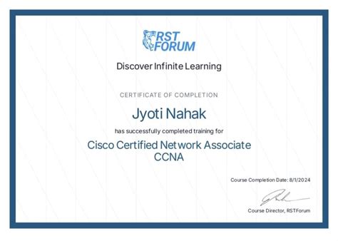 Jyoti Nahak On Linkedin Cisco Ccna Networking Cybersecurity Continuouslearning