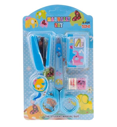 Doll Cartoon Stepler Set 5 In One Onlinebooksoutlet
