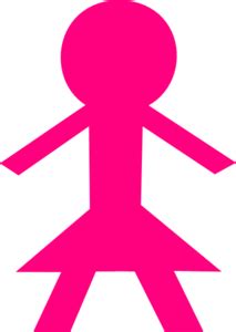 Pink Girl Clip Art At Vector Clip Art Online Royalty Free