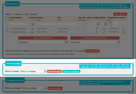 Send A Mailchimp Newsletter From Prestashop Web Hosting Hub