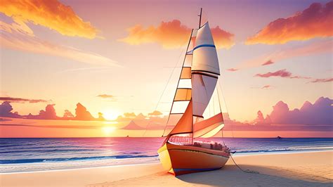 Download Ai Generated Sailboat Boat Royalty Free Stock Illustration