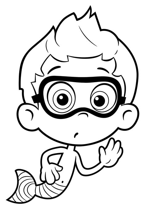 Раскраски Гуппи и пузырики скачать или распечатать