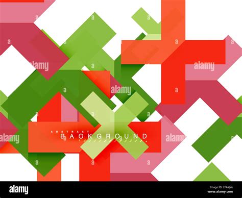 Multicolored Abstract Geometric Shapes Geometry Background For Web Banner Multicolored