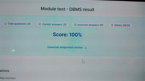 Dbms Module 4 Web Development Internshala Answerkey Youtube