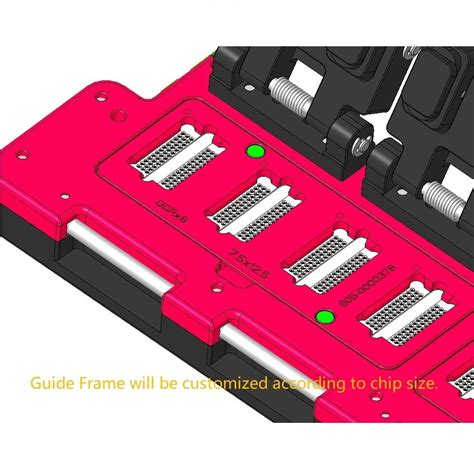Clamshell BGA78 DDR3 Test Fixture Socket Adapter For DRAM Chips Clamshell Test Adapter And BGA