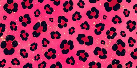 Fondo De Leopardo Rosa