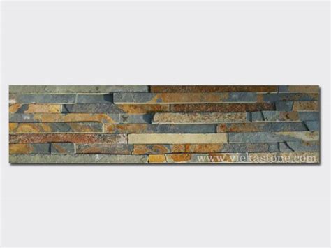 Rusty Slate Stone Panels Wall Cladding Rp031 Vieka Natural Culture Stone Slate Stacked