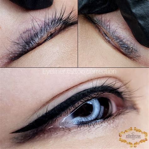 Permanent Eyeliner Tattoo Corrections And Touch Ups Ellebrow Nyc