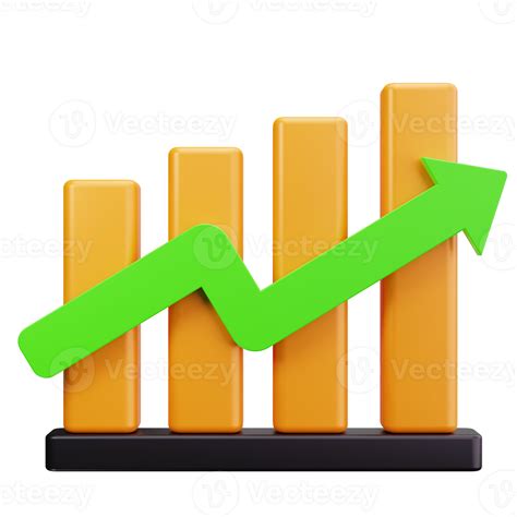 Business Analytics Growth Chart 3d Illustrations 79055475 Png