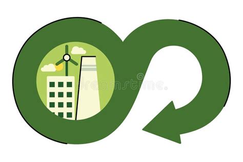 Recycling Loop Icon Stock Vector Illustration Of Isolation 357582589