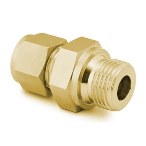 Brass Swagelok Tube Fitting Male Connector 18 In Tube Od X 18 In