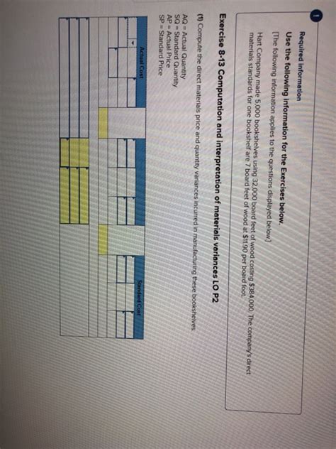 Solved Required Information Use The Following Information