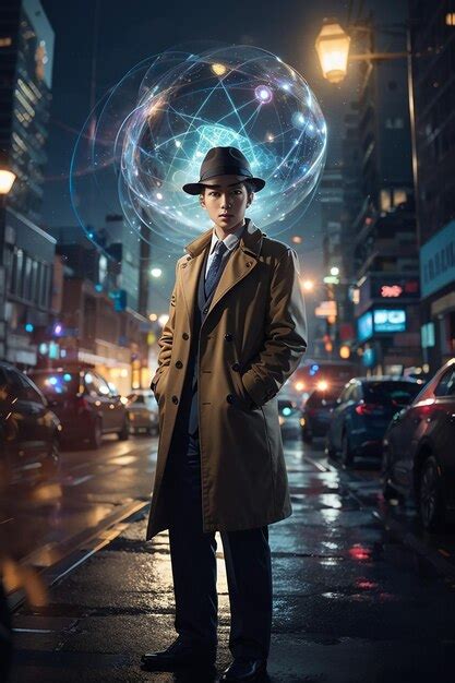 Premium Ai Image Quantum Reality Detective A Detective Utilizing