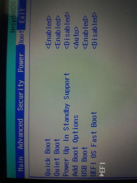 Uefi System Doesn T Have Any Usb Boot Option Error Unix Linux Stack Exchange
