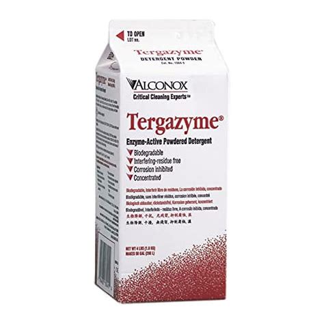 Alconox 1304 Tergazyme Anionic Detergent With Protease Enzymes 4lbs Box