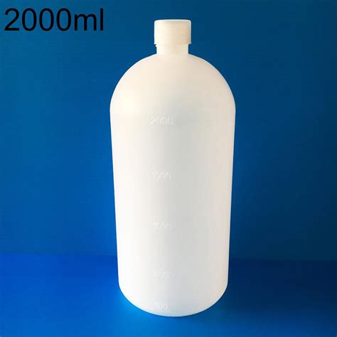 2000ml Clear Plastic Lab Seal Chemical Bottle Samp Vicedeal