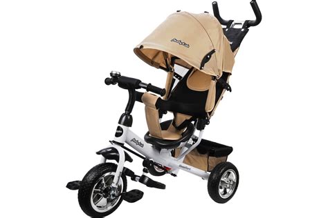 Велосипед трехколесный Moby Kids Moby Kids Comfort 10x8 EVA, бежевый ...