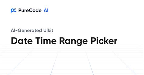 build great ulkit date time range picker components faster using ai tools