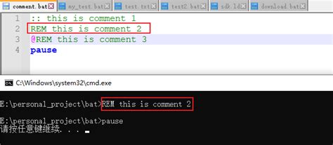 一篇文章彻底搞清楚Windows系统批处理脚本 bat文件的注释 bat文件注释 CSDN博客