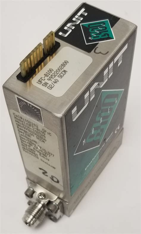 Unit Instruments Ufc 8100 High Flow Mass Flow Controllerunit Instruments Ufc 8100 High Flow Mass