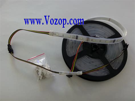 DMX Addressable RGB LED Lighting Strip M LEDs V Pixel Light