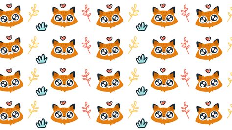 Free Cute Doodle Pattern Template To Edit Online