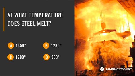 Danieli Centro Cranes On Linkedin Steelindustry Danielicentrocranes Centrocranes Quiztime