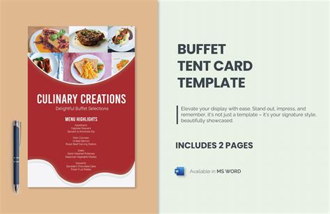 Free Buffet Templates To Edit Online