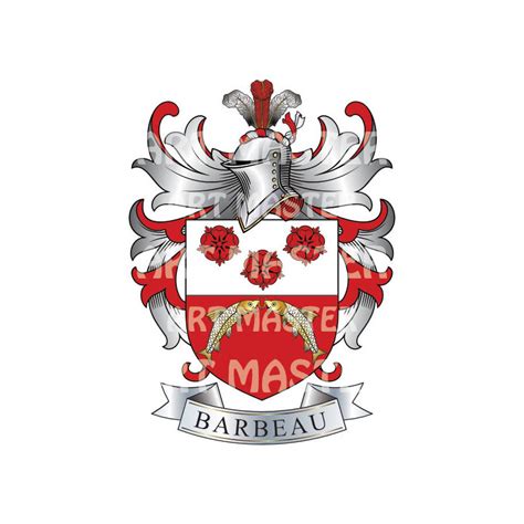 Download The Barbeau Coat Of Arms Online • Flag Shop • South Africa