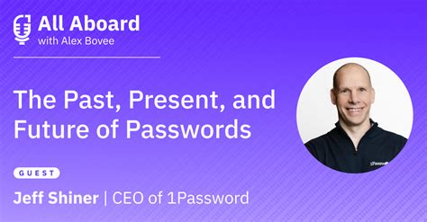The Past Present And Future Of Passwords With Jeff Shiner Conductorone