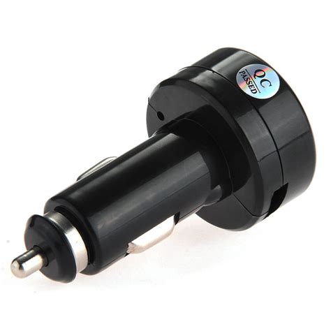 12v 24v Digital Voltmeter Plug Blue Volt Meter Car Vicedeal