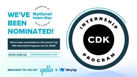 Cdk Global Has Been Nominated Once Again For The Wayup Yello Top 100