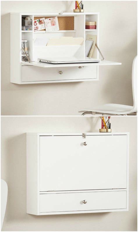 Ten Space Saving Desks That Work Great In Small Living Spaces Space Saving Furniture Space