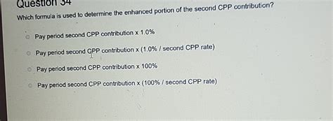 Solved Which Formula Is Used To Determine The Enhanced