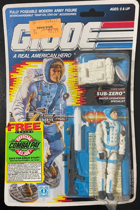 Hasbro G I Joe Sub Zero Series 8 1989 — Bedos Collectibles