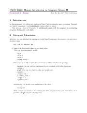 hw4.pdf - CMSC 16200: Honors Introduction to Computer Science II Homework 4 - Image 1 Due: Fri ...