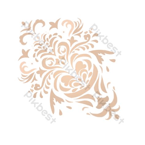 Floral Ornamental Damask Wedding Pattern Png Images Psd Free Download
