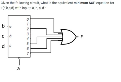 Solved Given The Following Circuit What Is The Equivalent Chegg
