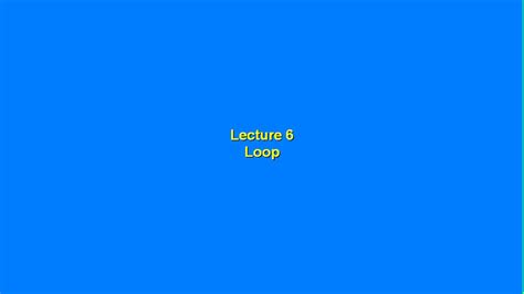 Lecture 6 In Matlab For Loop Youtube