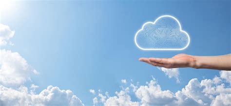 Premium Photo Cloud Computing Conceptcloud For Transfer Datacloud