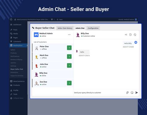 Marketplace Buyer Seller Chat For Woocommerce Webkul