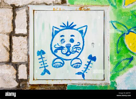 Wall Small Tiny Little Short Daub Graffiti Grafitti Decoration Croatia