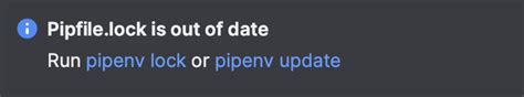 Use Pipfile PyCharm Documentation