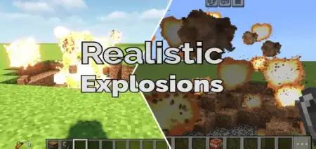 Realistic Explosions Minecraft Addon Texture Pack