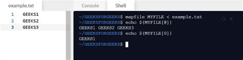 Mapfile Command In Linux With Examples Geeksforgeeks Mapfile Command In Linux With Examples Geeksforgeeks