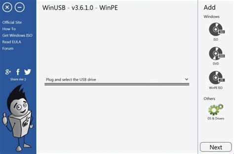 winusb create bootable usb for windows installation with drivers