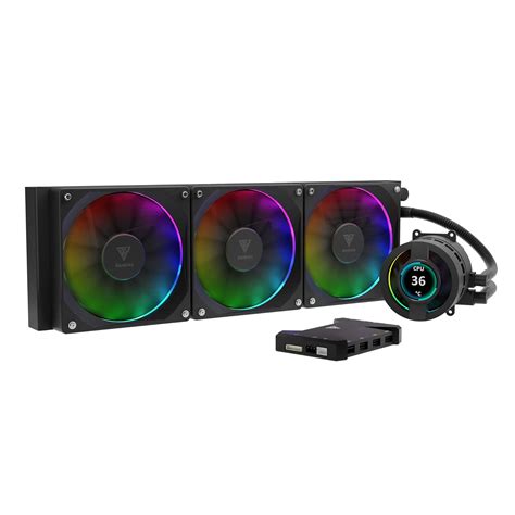 Gamdias Rgb Cpu Liquid Cooler 360mm Aio With Lcd Display